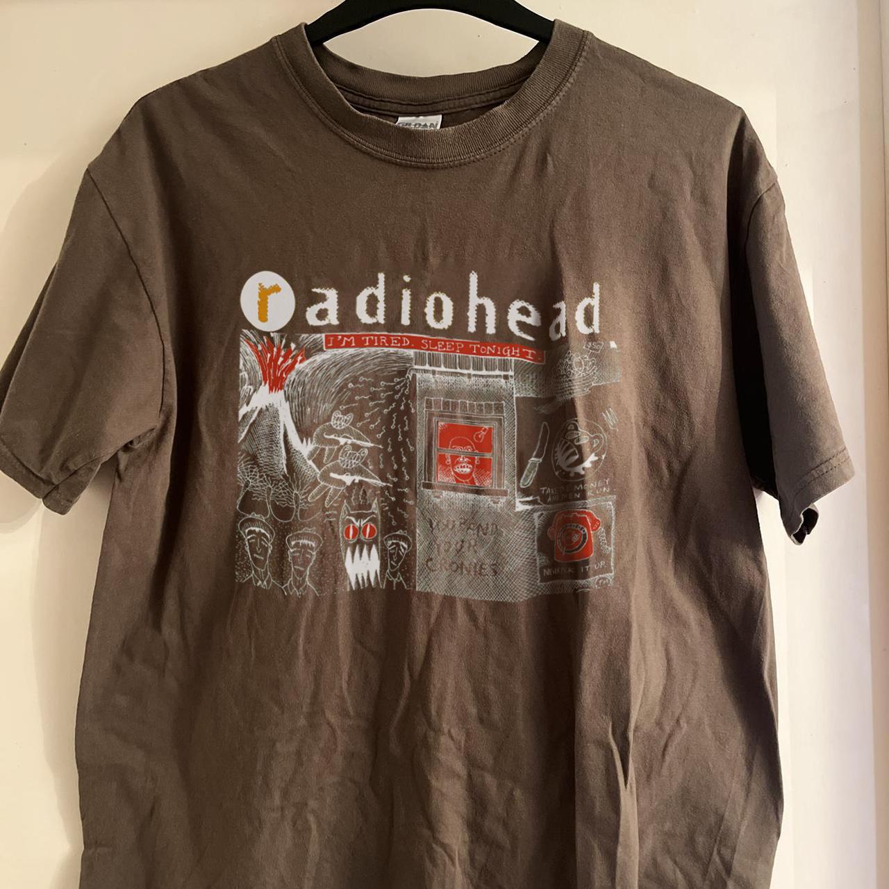 radiohead unisex t shirt Medium fabric (5.3 oz/yd²... - Depop