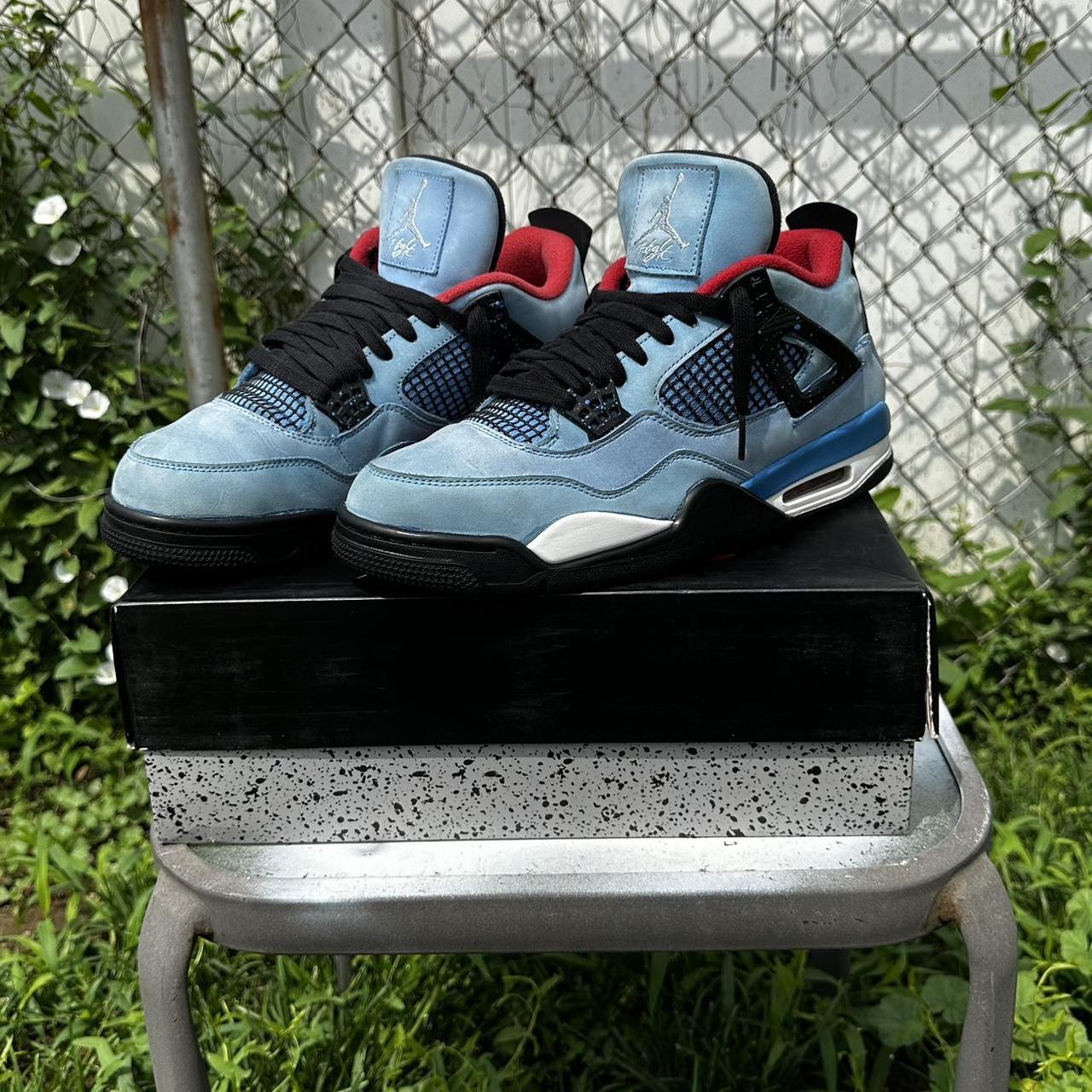 Travis Scott x Air Jordan 4 11US Paint came off on... - Depop