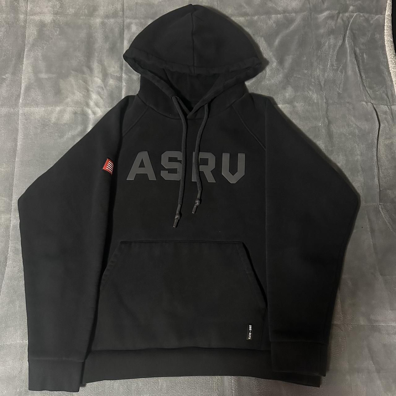 ASRV Black Men’s Hoodie Bought new a year or two... - Depop