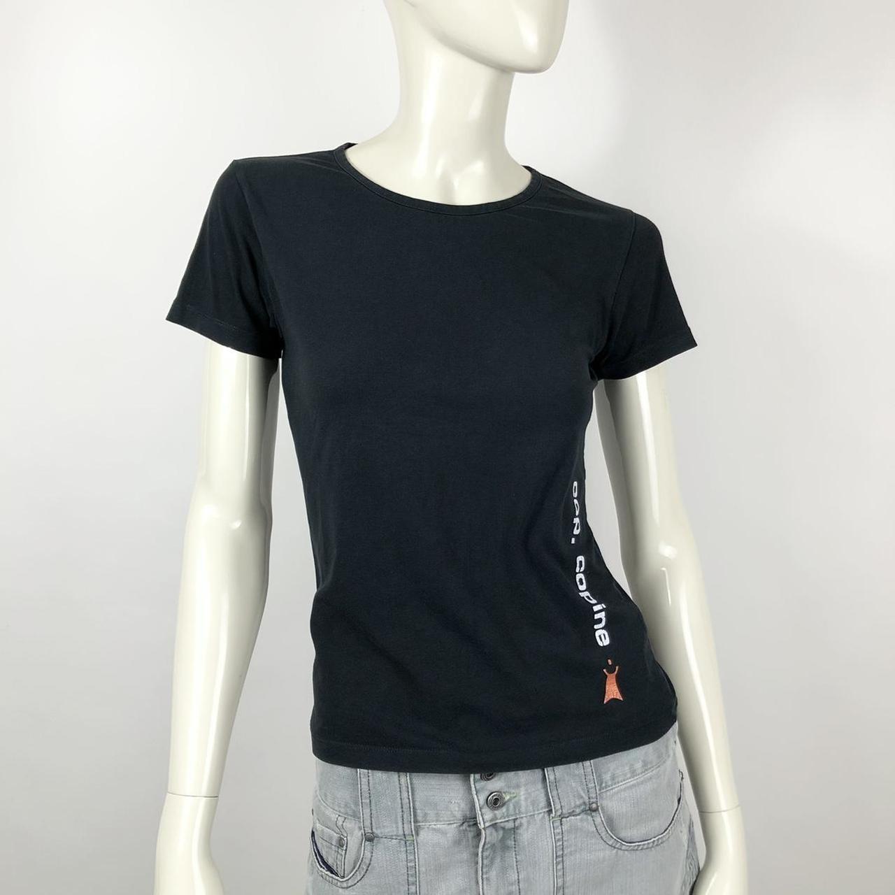 Cop Copine black logo tshirt 2000s Cop Copine... - Depop