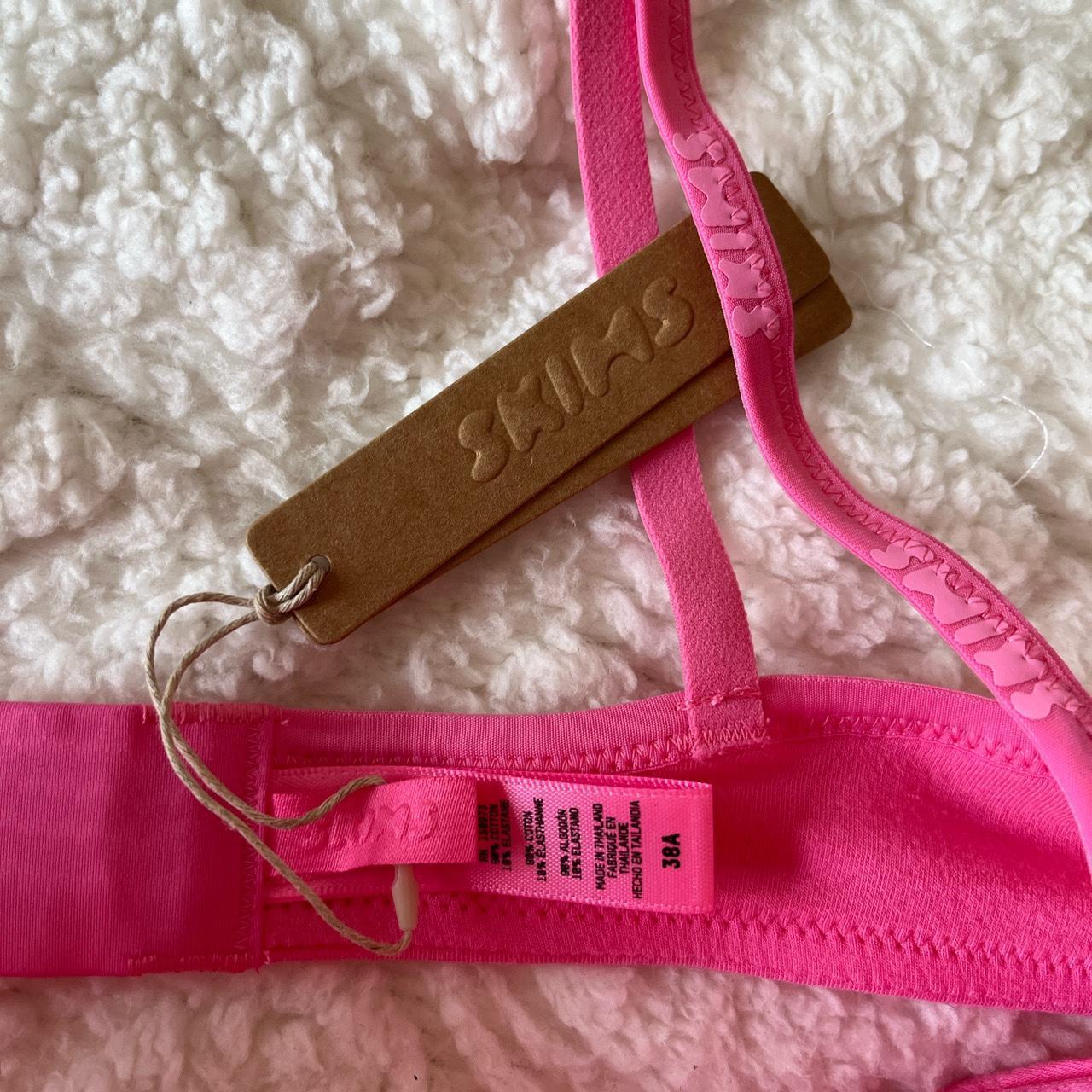 SKIMS- BRAND NEW- Limited edition sugar pink cotton... - Depop