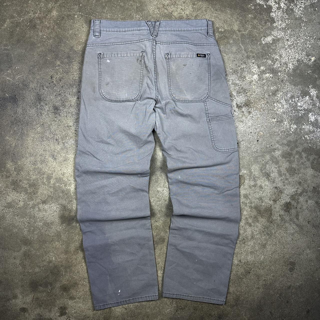 Vintage y2k Hawx Work Gear Earth Tone Slate Grey... - Depop