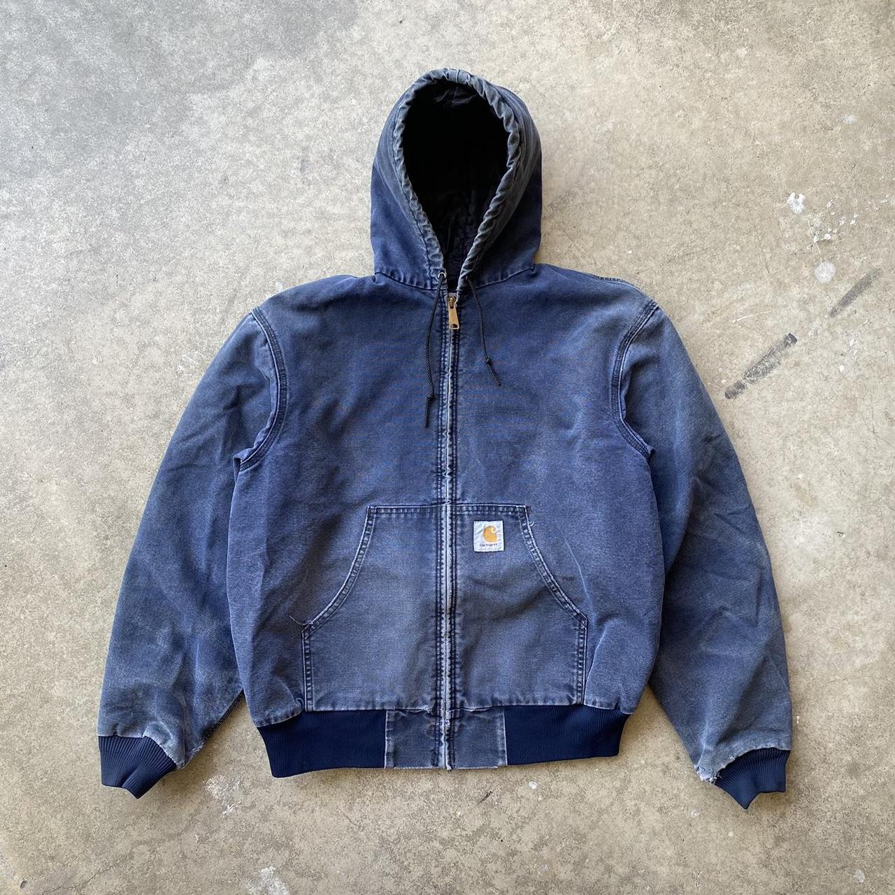 Carhartt Men's Blue Jacket | Depop