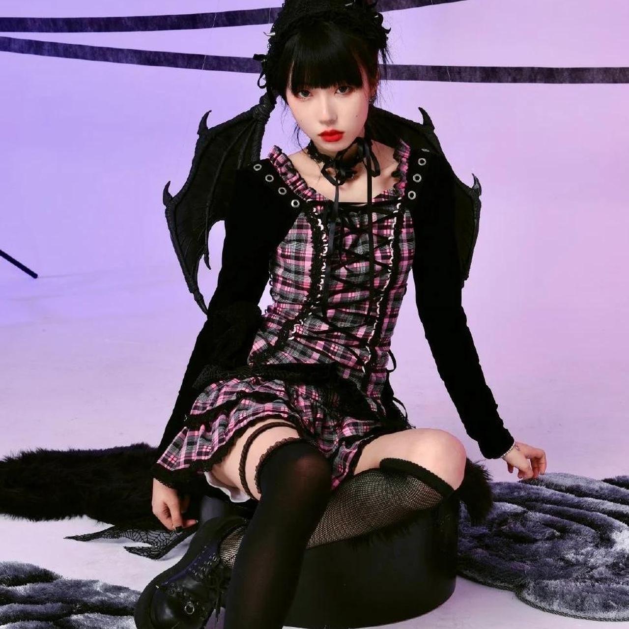 Evil tooth outfit set Top size S Bottom size... - Depop