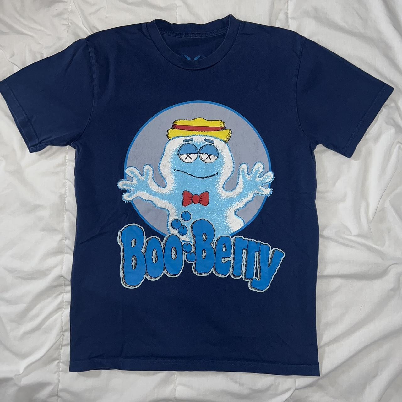Kaws Boo Berry Tee. Size small but fits tight. - Depop
