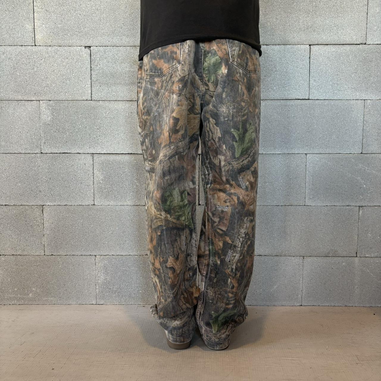 Baggy Denim Ranger Camo Pants Great Condition, worn... - Depop