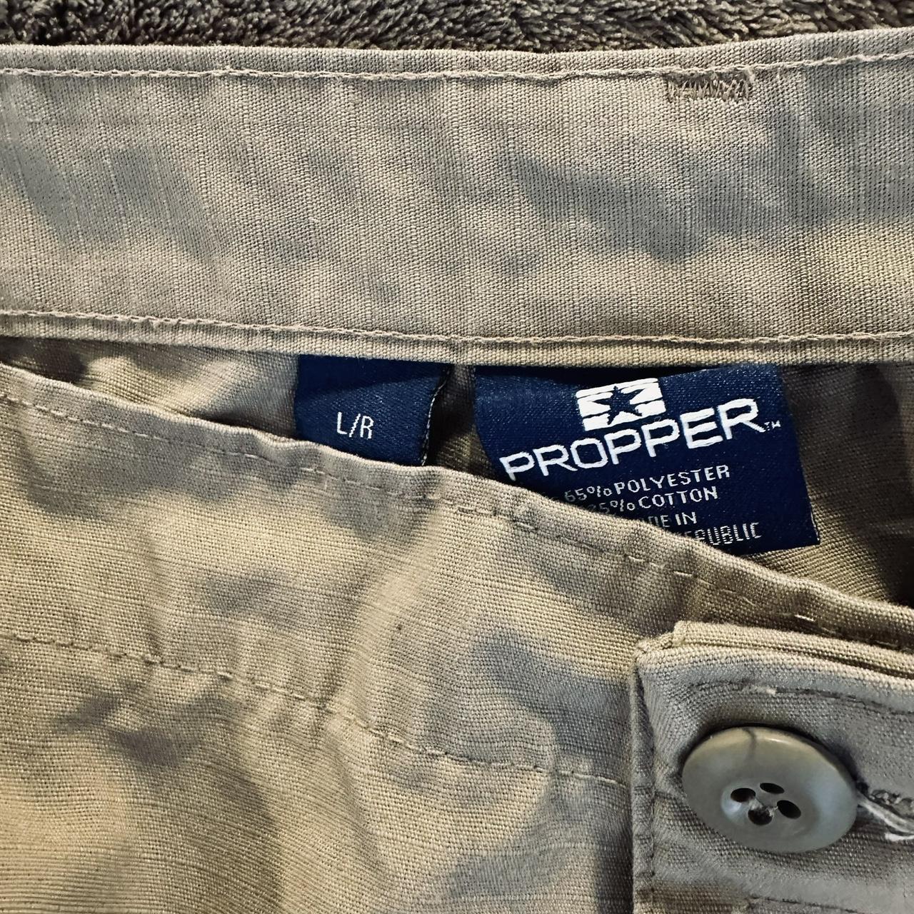 Baggy Tan Propper Tactical Double Knee Cargo... | Depop