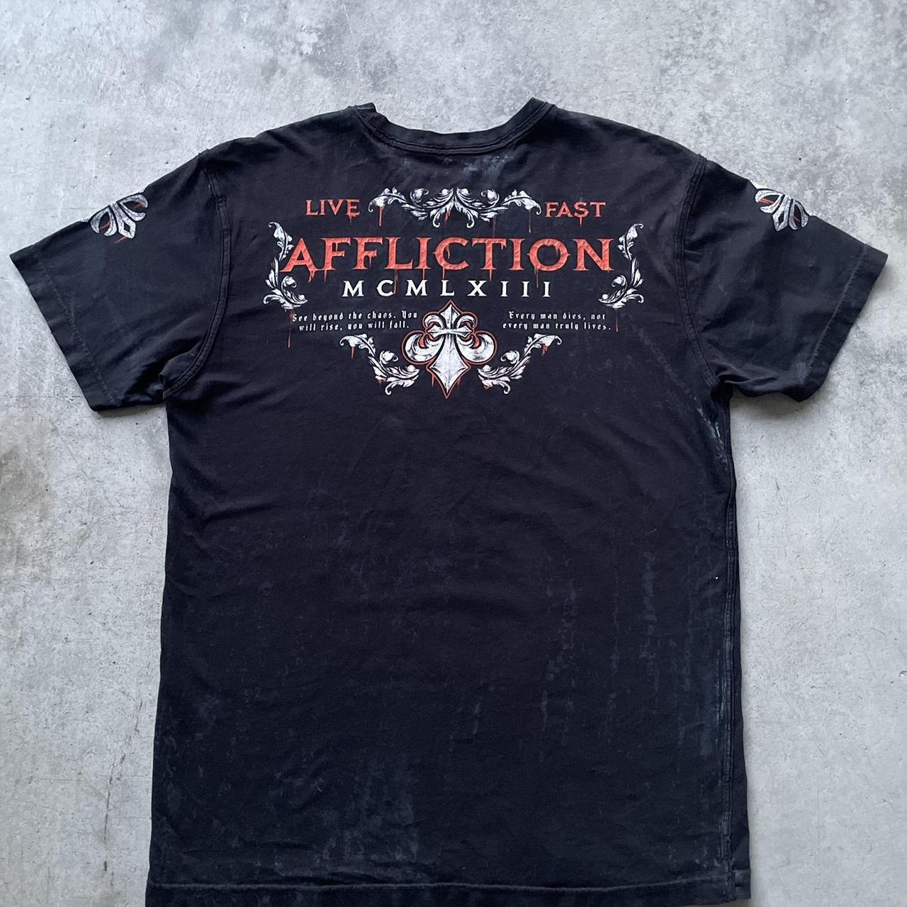 Affliction T-Shirt Men’s X-Large Condition 8/10 - Depop