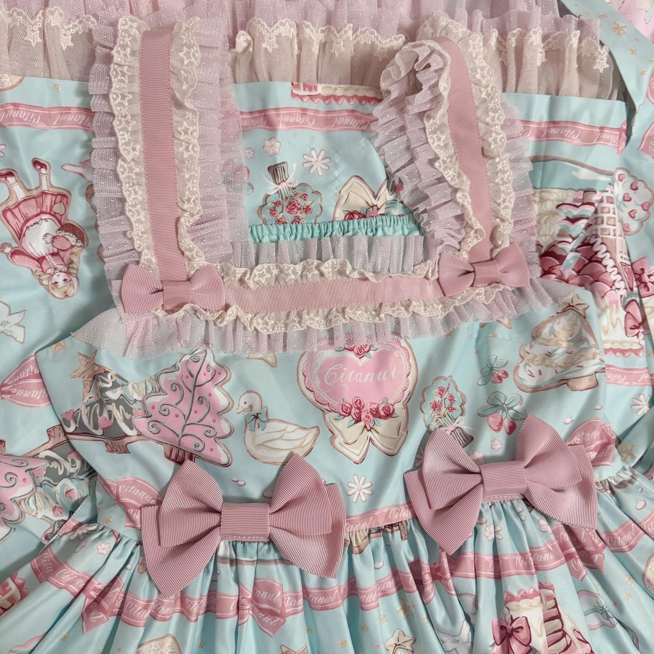 Hansel and Gretel Mint x Pink Lolita JSK ver.2 ⑅... - Depop
