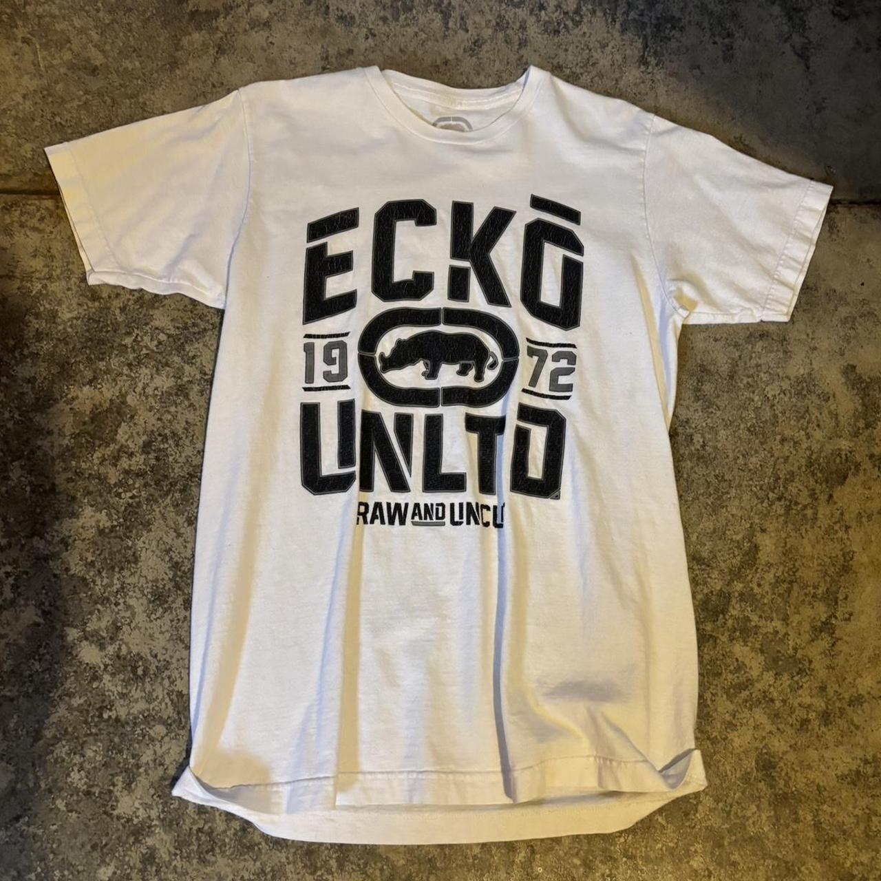 white vintage ecko tee - Depop
