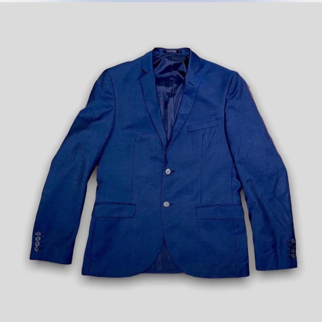 Roger David Navy Blazer Size S - Depop