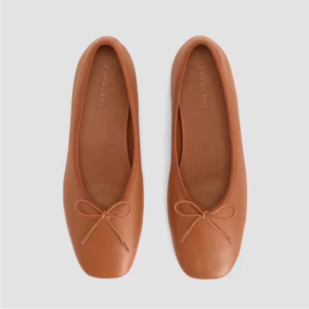 New Everlane The Italian Leather Square Toe Day... - Depop