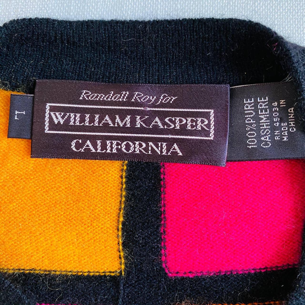 Vintage William Kasper California Orange, Pink and... - Depop