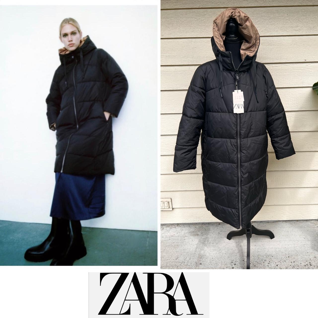 Zara water and wind protection reversible... - Depop