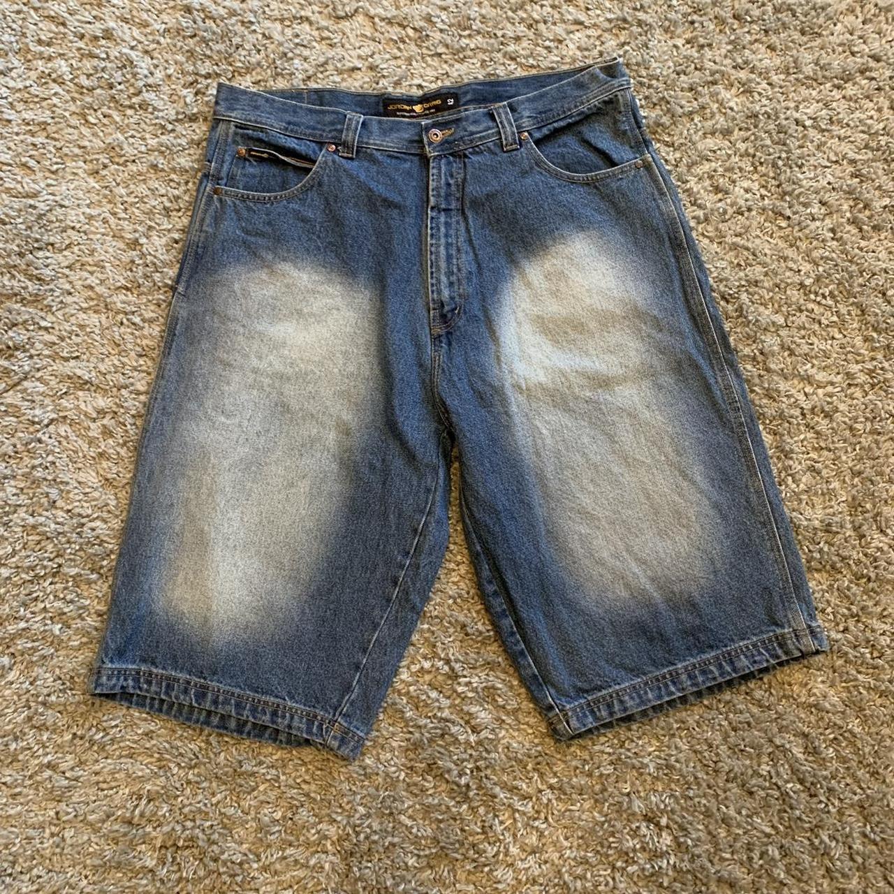 Y2K Jordan Craig jorts / jean shorts Waist 42 12.5”... - Depop
