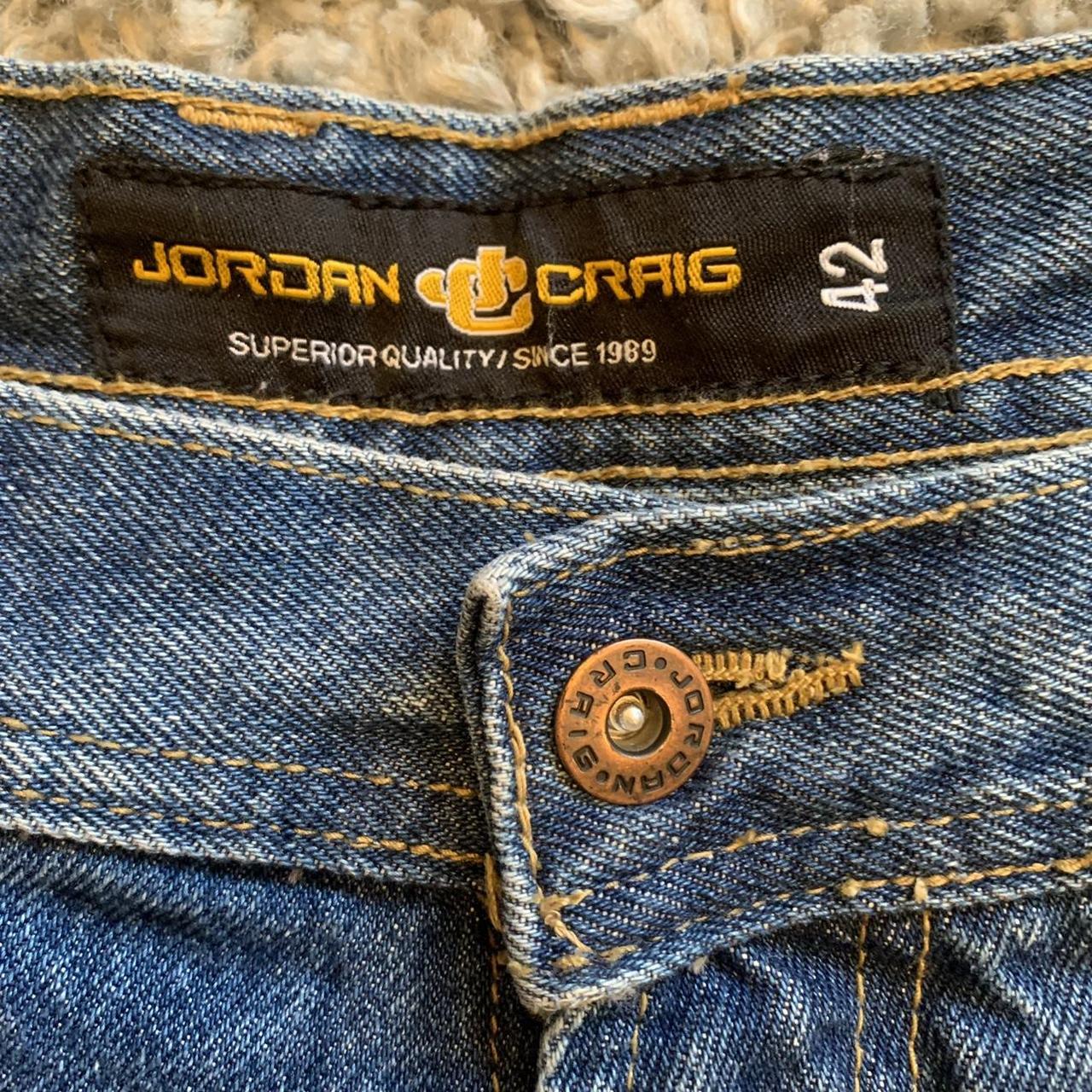 Y2K Jordan Craig jorts / jean shorts Waist 42 12.5”... - Depop
