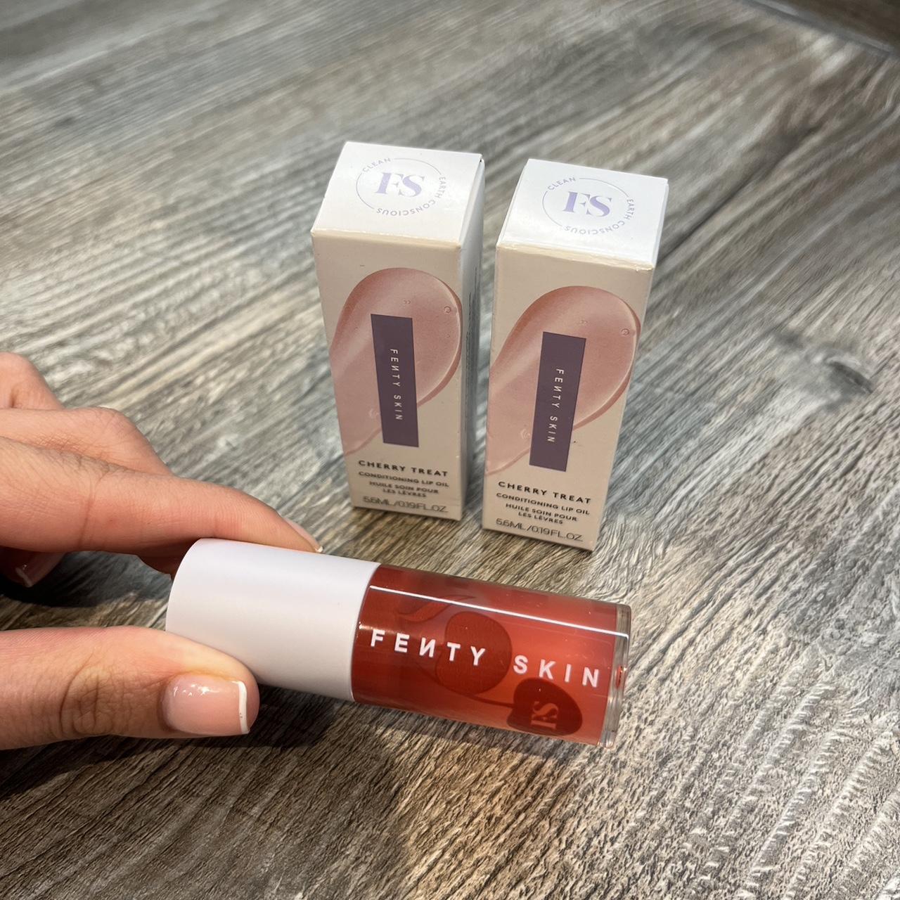 Brand new fenty skin cherry treat conditioning lip oil - Depop