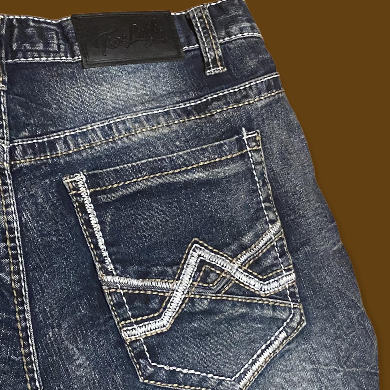 sick asf true religion inspired jeans from the 2000s... - Depop