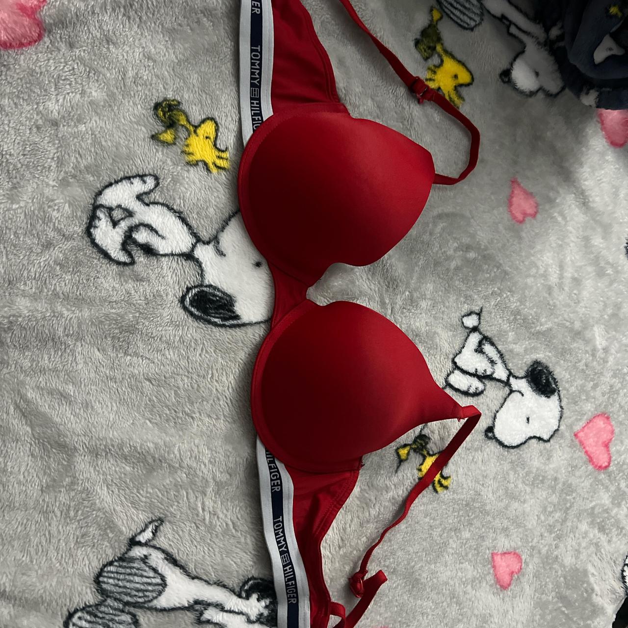 Tommy Hilfiger bra worn a few times but it no longer... - Depop