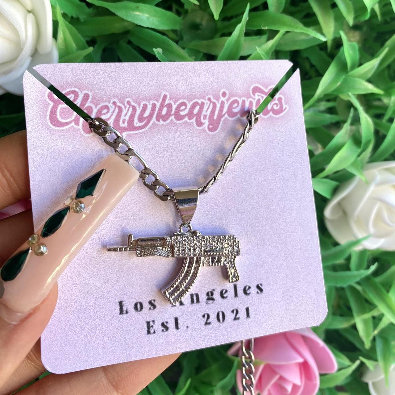 Silver Ak-47 Chain DETAILS ABOUT THE ITEM: Chain... - Depop