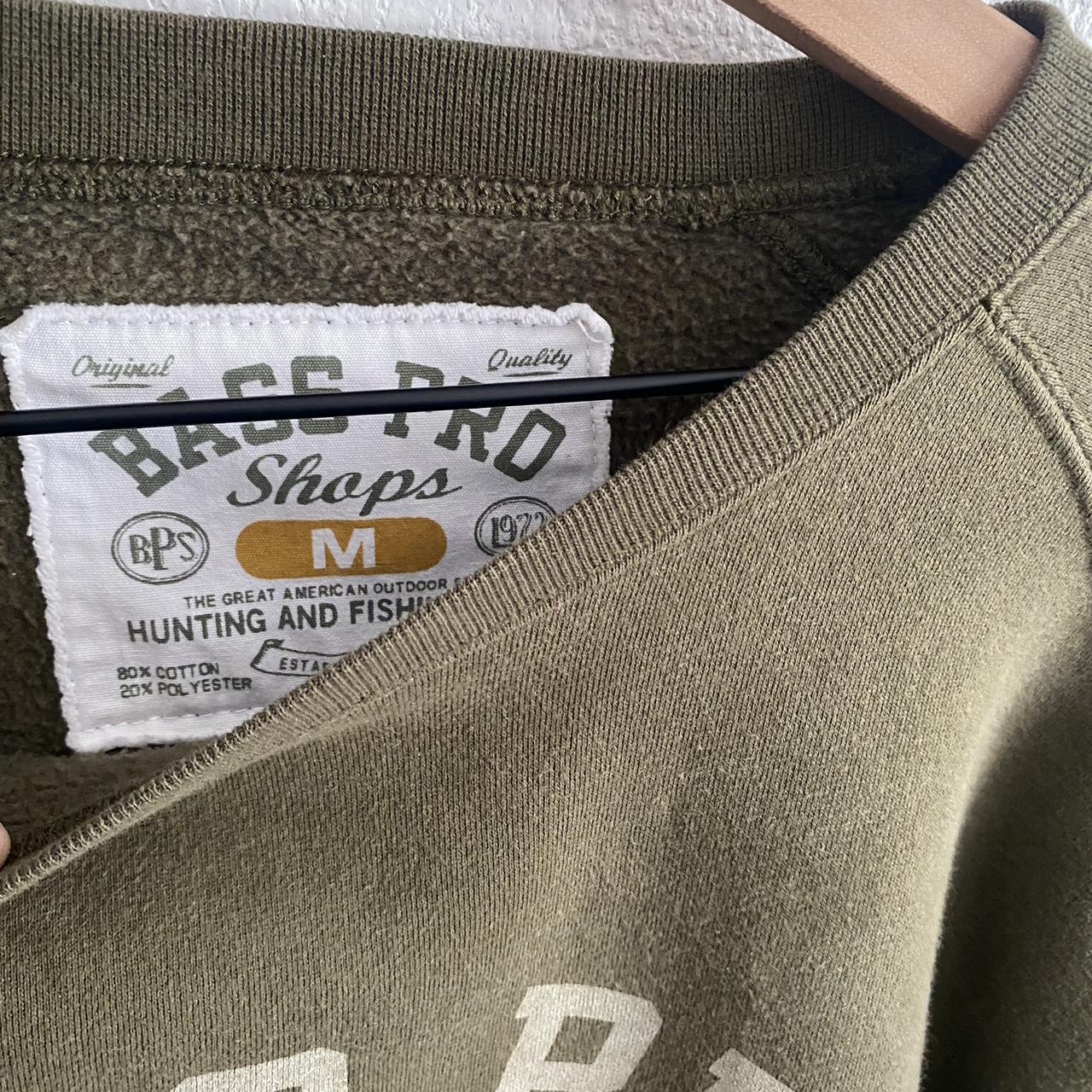 Men Green BASS PRO SHOPS Crewneck - Depop