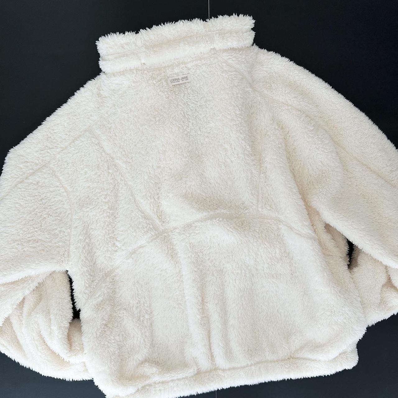 Lorna Jane Off White Ultra Soft Teddy Pullover SOLD... - Depop