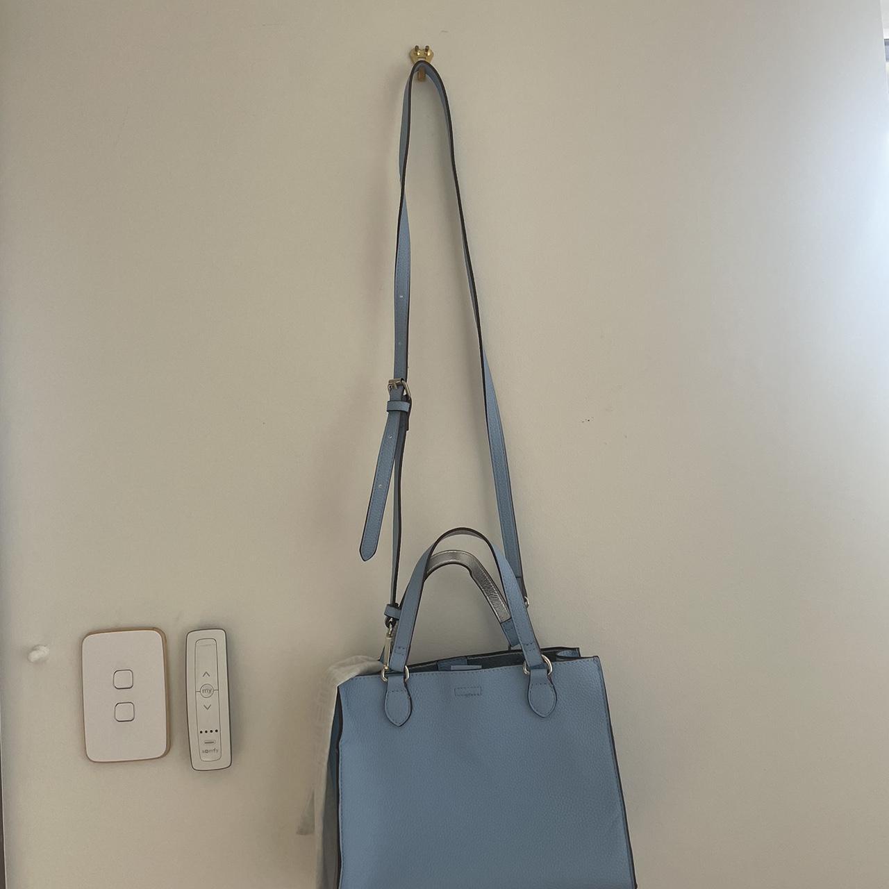 anne klein powder blue bag comes with mini purse... - Depop