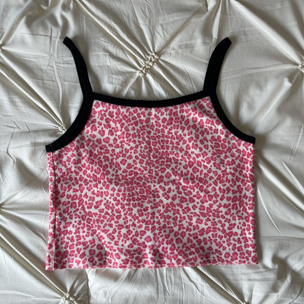 pink cheetah brandy tank🩷 - in perfect condition, I... - Depop