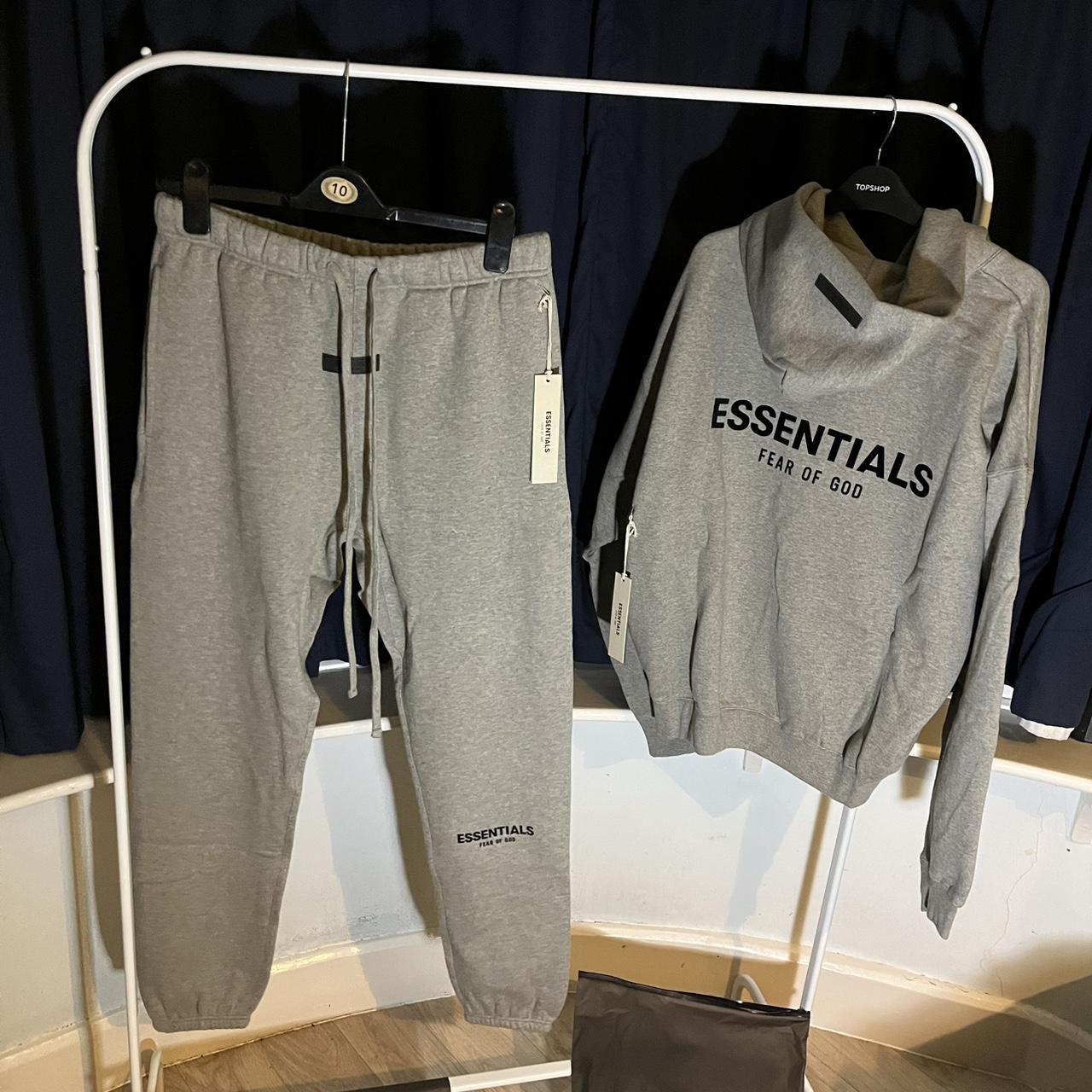 Essentials SS22 fear of god tracksuit M Dark... | Depop