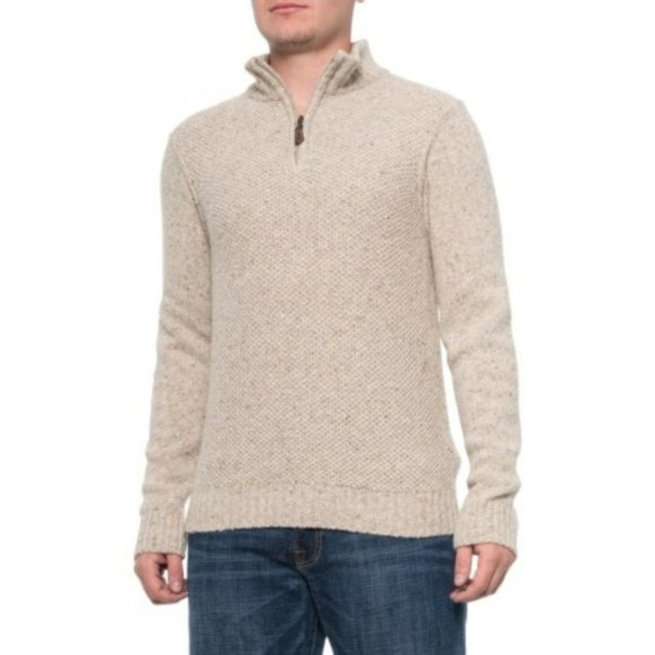 Luca Nobili made in Italy oatmeal color Nep Yarn... - Depop