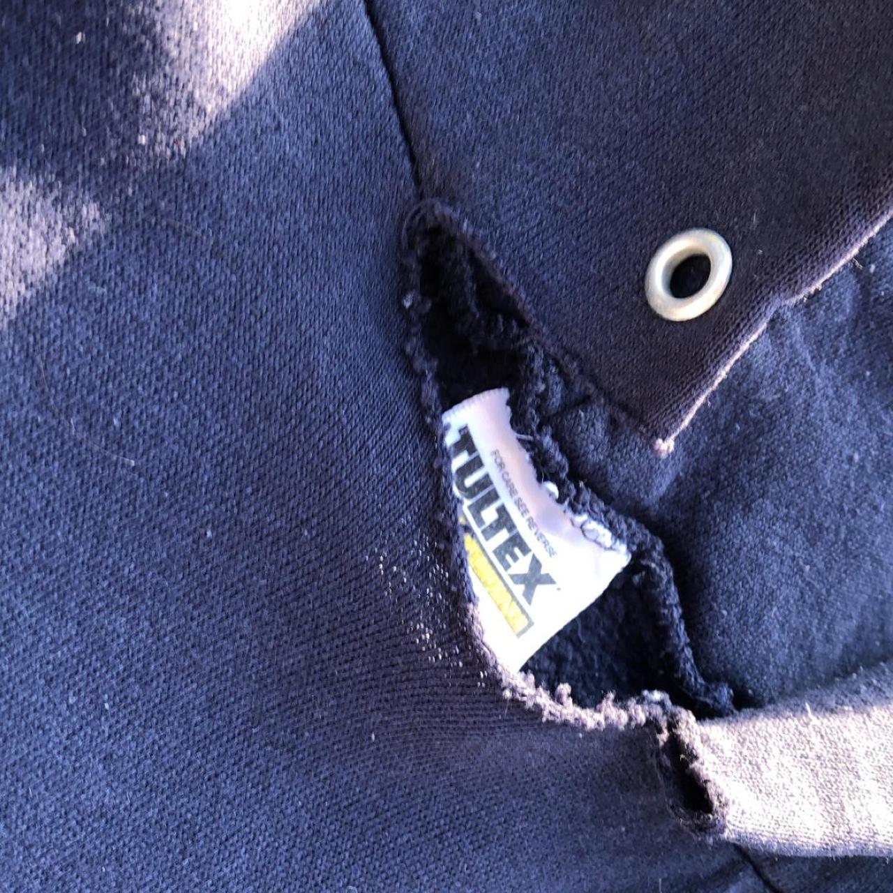 Tultex XL 50/50 vintage hoodie Black large vintage... - Depop