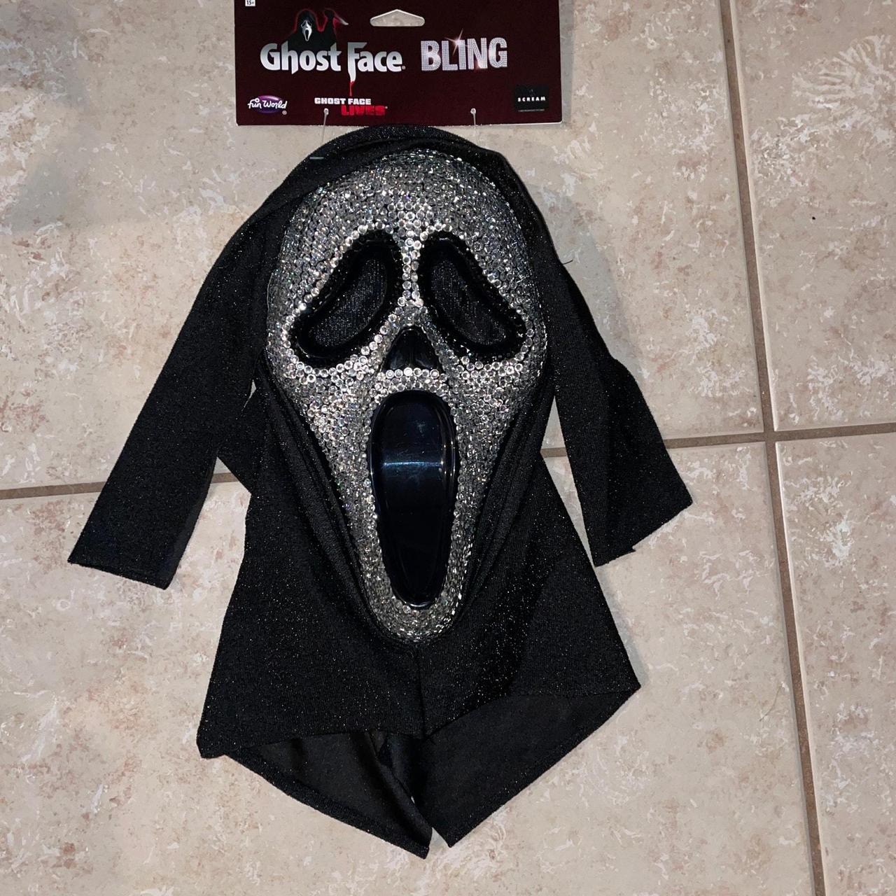 Scream Ghostface Bling Mask with Crystal Stones ... - Depop