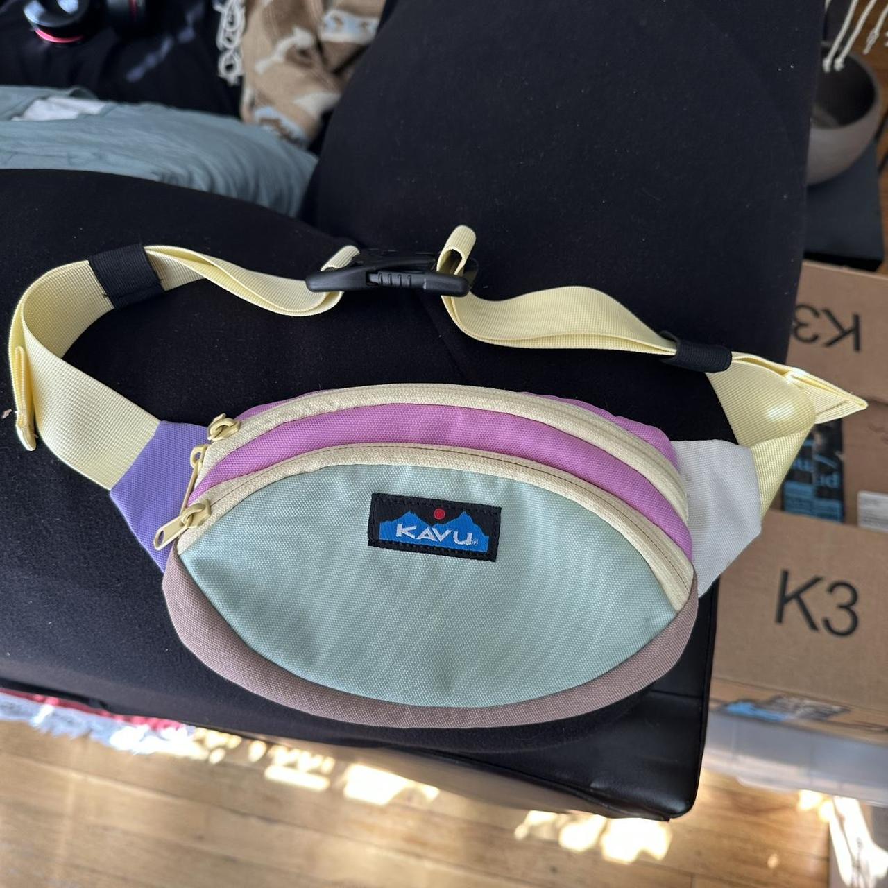 Kavu color block, fanny pack Good used condition | Depop