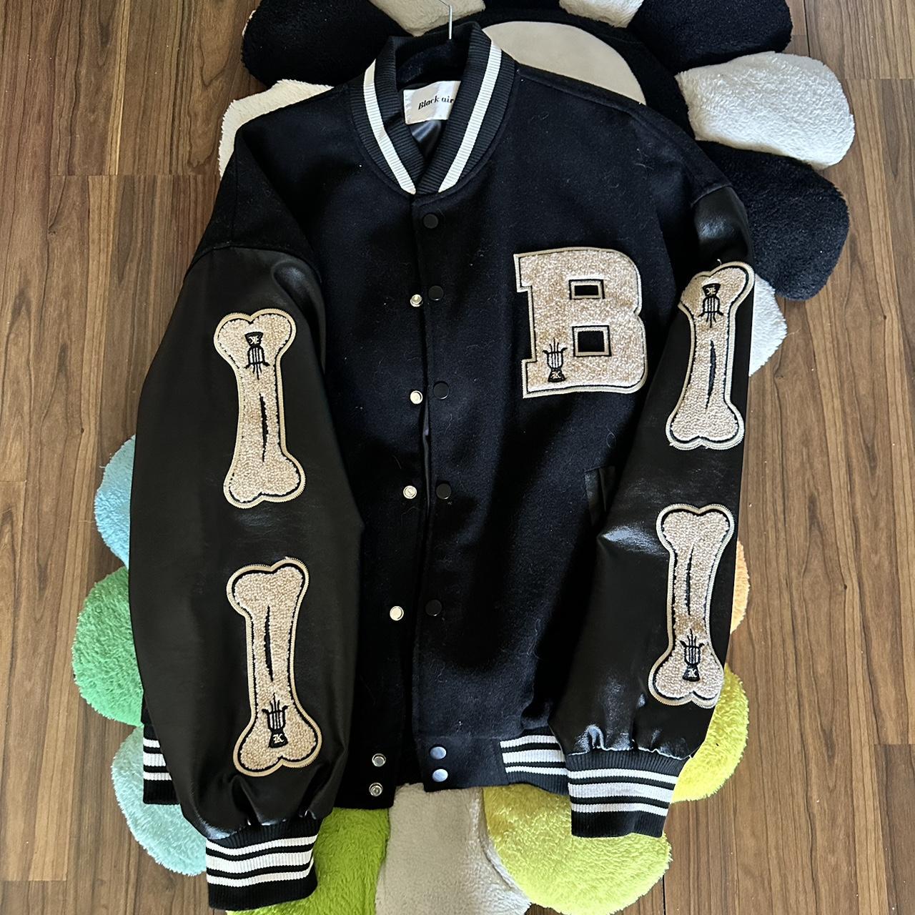 Vintage Bones Varsity Jacket Only wore once. Very... - Depop