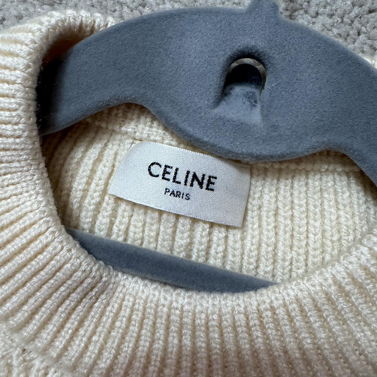 Celine Sweater beige color size: S bought from a... - Depop