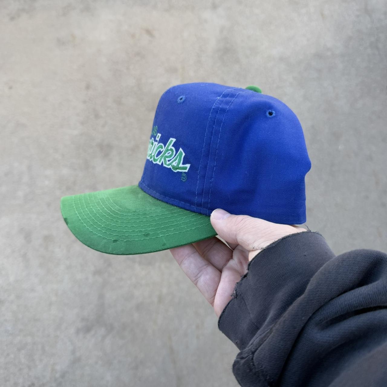 Vintage Dallas Mavericks twill script SnapBack hat!... | Depop