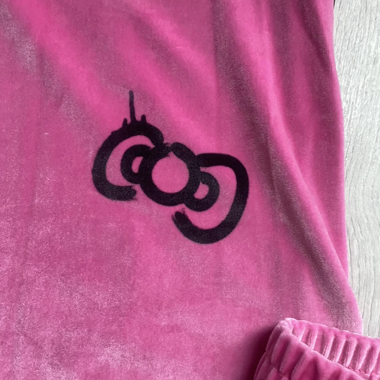 Hot pink hello kitty high rise pants || perfect for... - Depop