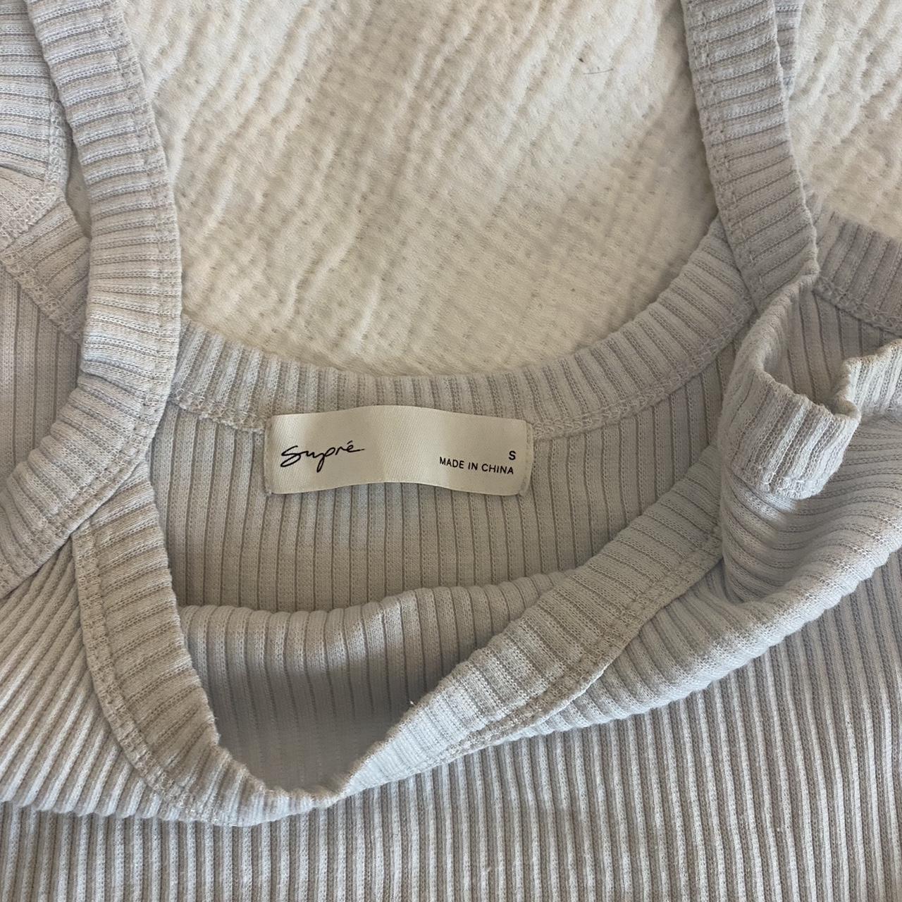 White Supre riri tank size small rrp: $20 | Depop