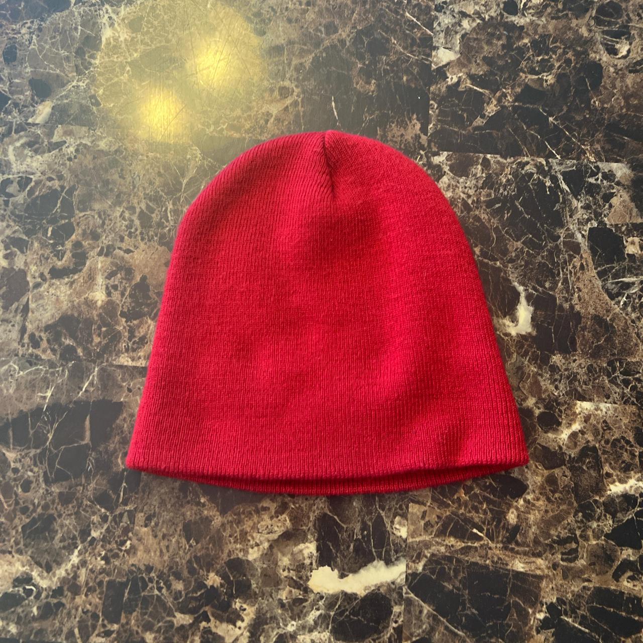 Short blank red beanie y2k Jesse pinkman - Depop