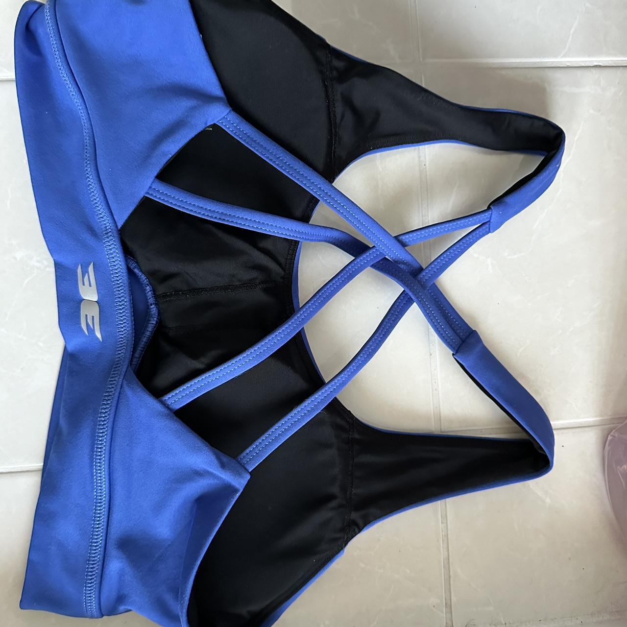 Elite Eleven Cross over sports bra - Electric... - Depop