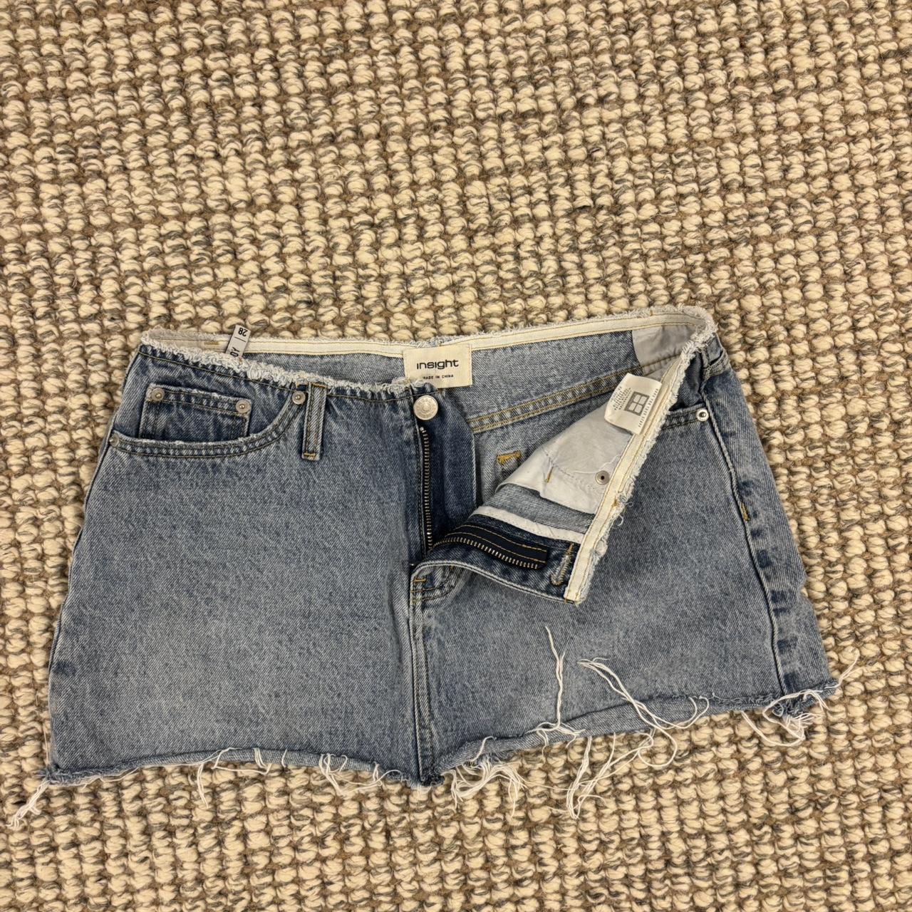 Insight denim skirt size 28 In great condition 🧡 | Depop