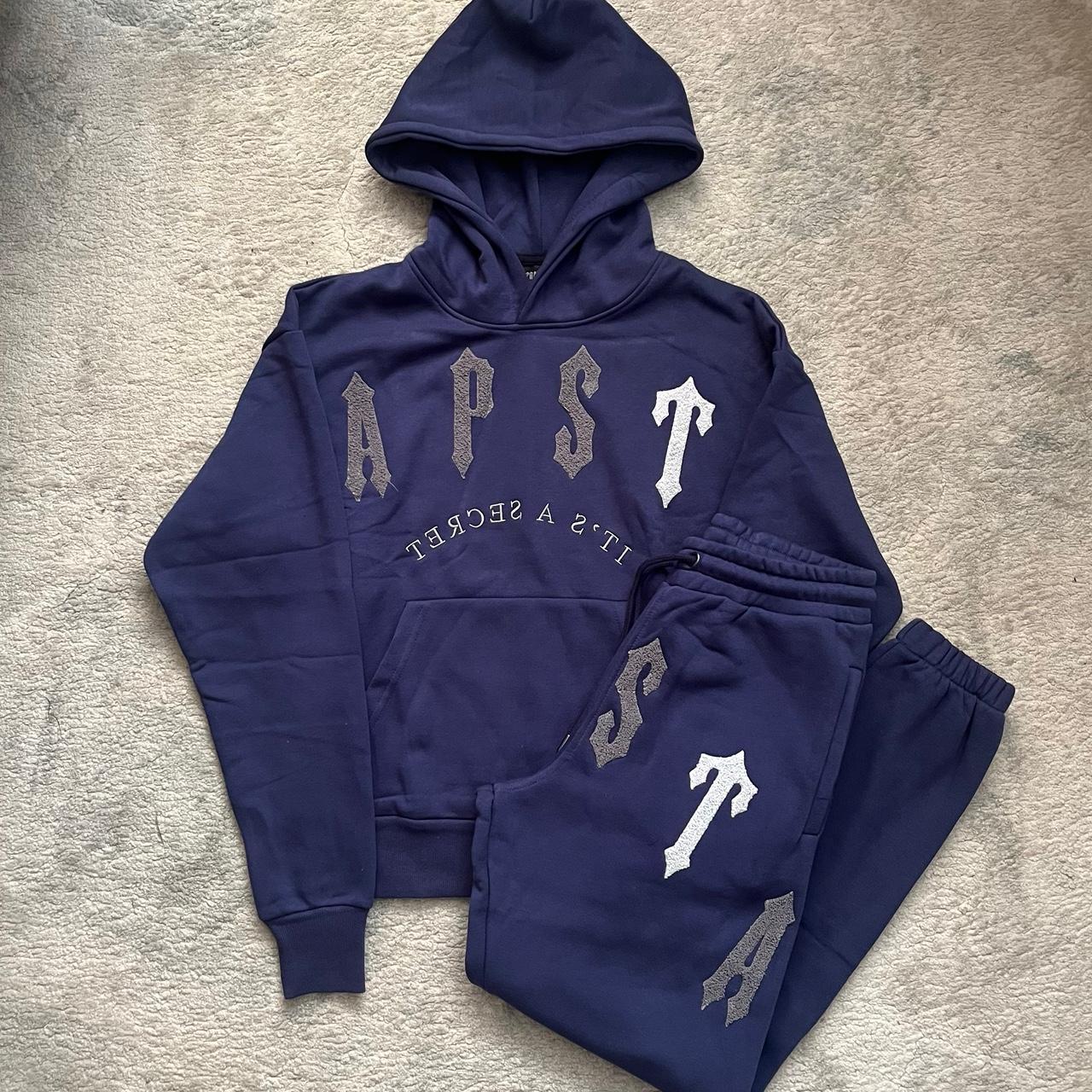 Trapstar navy tracksuit Brand new Size-xs Ship... | Depop