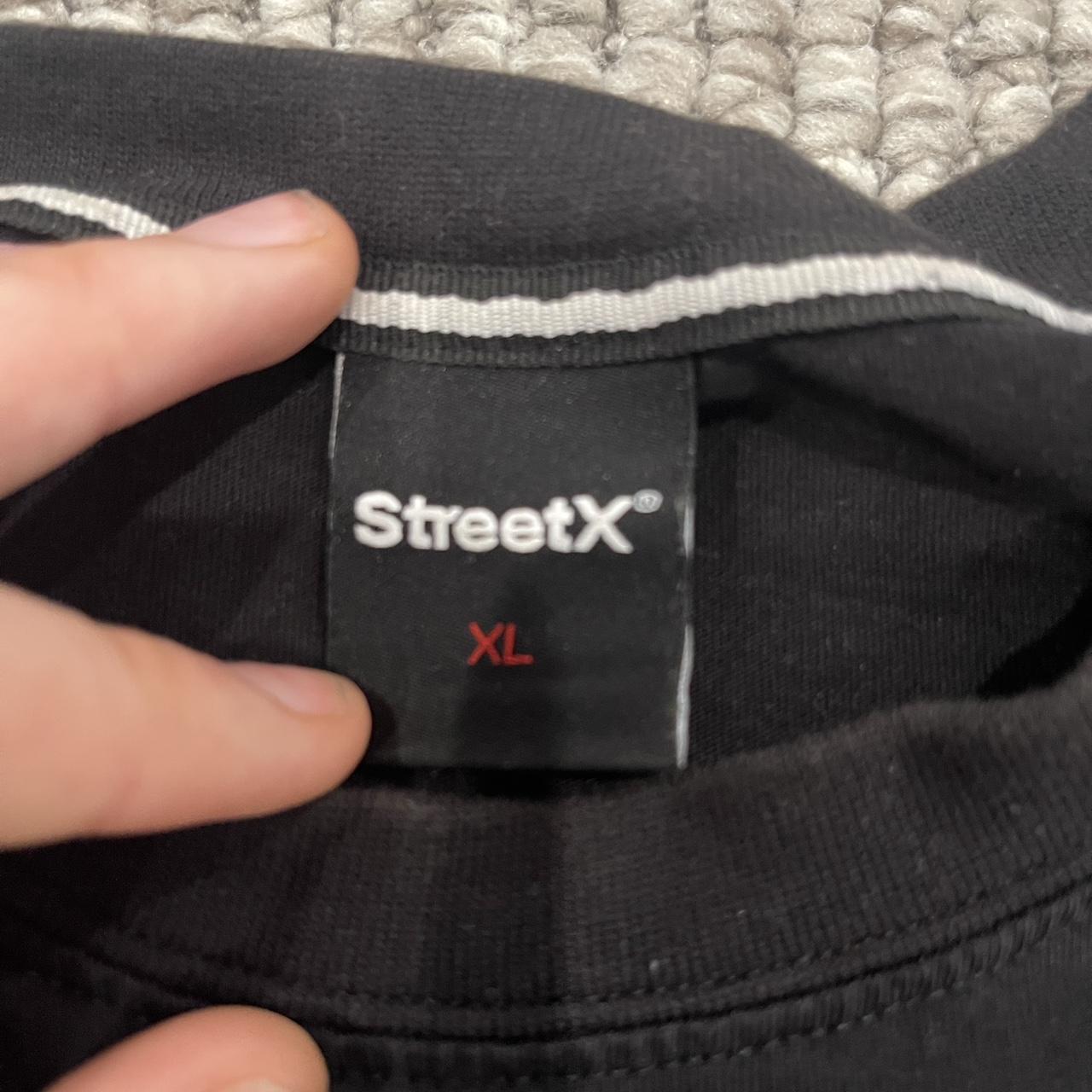 street X black tshirt size XL - Depop