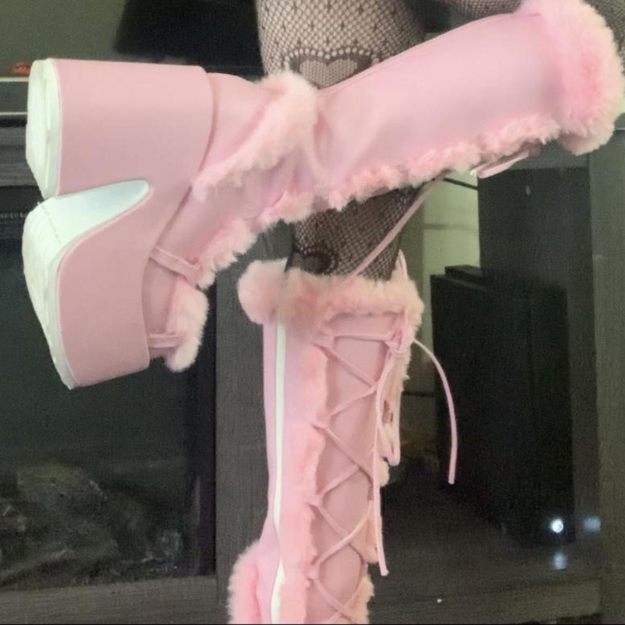 Pink camel 11 Demonia’s in great condition. The... - Depop