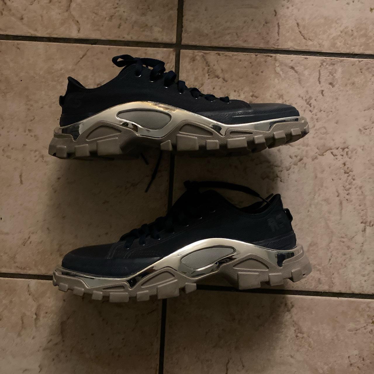 RAF SIMONS X ADIDAS DETROIT RUNNER Navy Size 9 US... - Depop