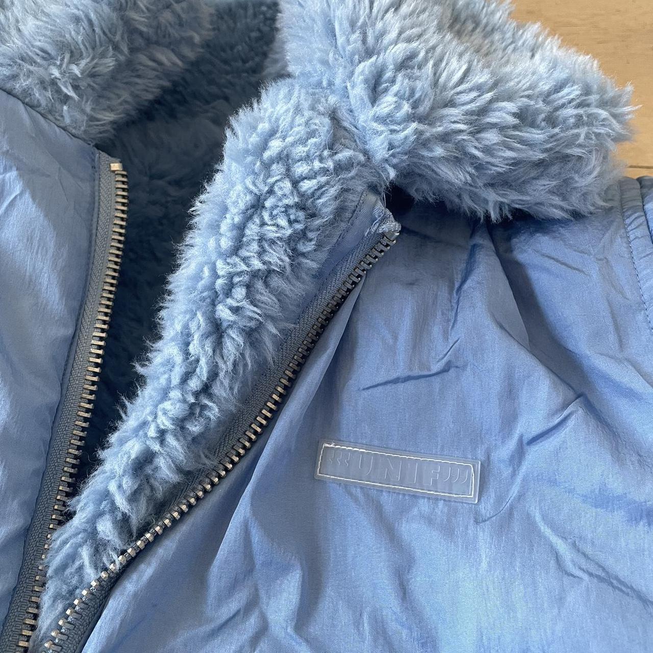 UNIF Women's Blue Jacket | Depop