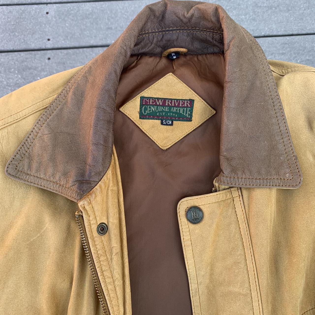 New River Genuine article. Men’s Leather brown ... - Depop