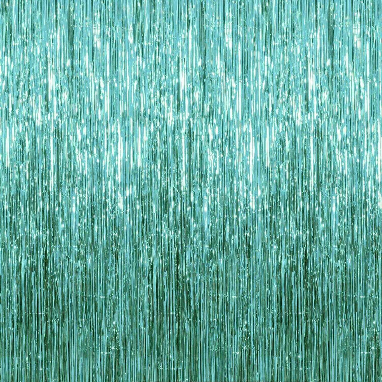 NEW Foil Backdrop Tinsel Fringe Curtain Party... - Depop