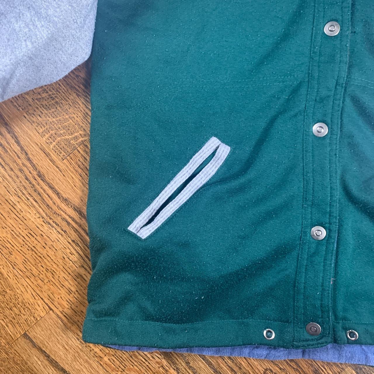 Vintage Current Seen reversible snap button jacket... - Depop