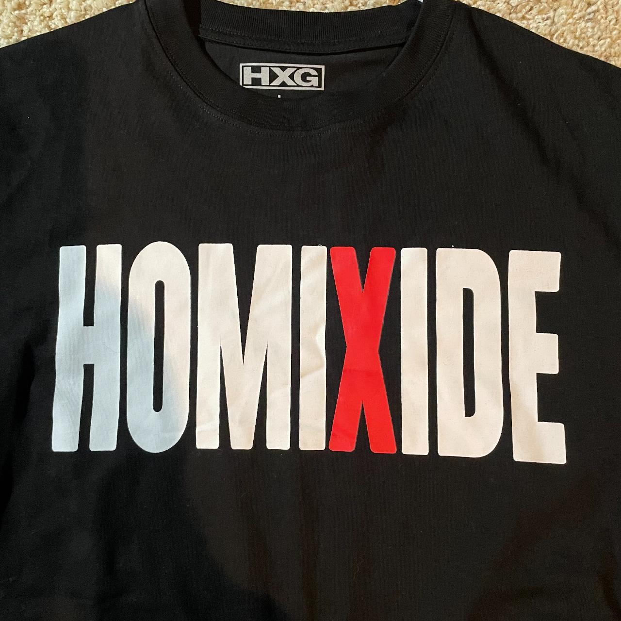 authentic homixide gang merch size large bought... - Depop
